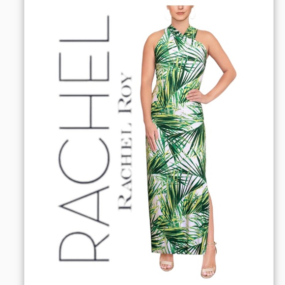 RACHEL Rachel Roy | Dresses | Rachel Rachel Roy Crisscross Halter Maxi ...